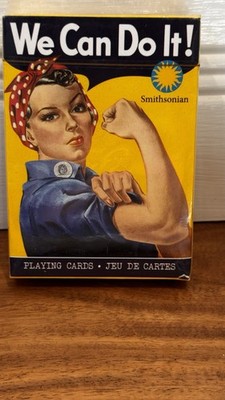 Smithsonian WW II Playing Card Rosie We Can Do It USA Military World ...