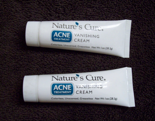 Nature's Cure Acne Treatment Vanishing Cream - 2 Tubes - Brand New No ...