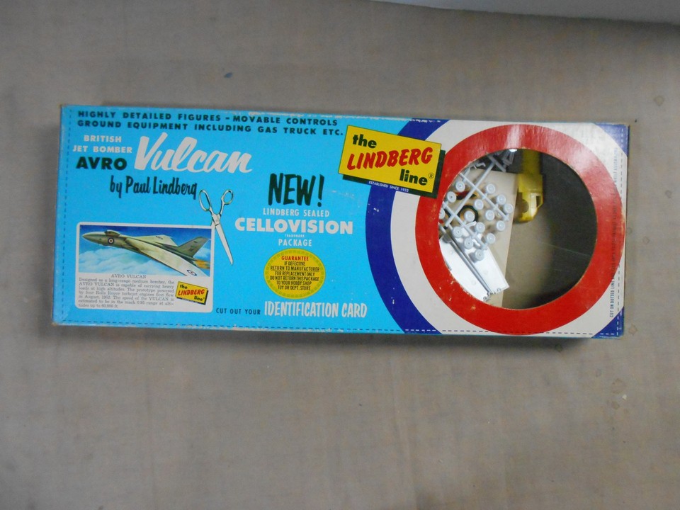 Lindberg Avro Vulcan Original Ray Gaedke Box Art 1950's Issue 1/96 ...