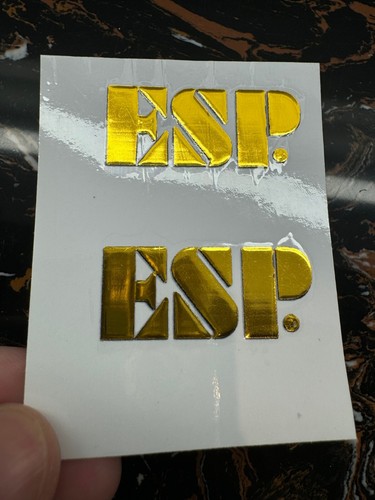 2Pcs Custom ESP Guitar Bass Headstock Vinyl UV Waterproof Stickers ...