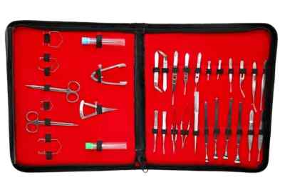 33 Pcs Set Ophthalmic Cataract Eye Micro Surgery Items Kit Surgical ...