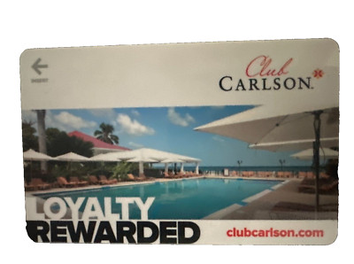 Radisson Club Carlson Hotel Room Key Card | eBay