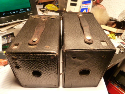 Eastman PREMO No.1 Mod.B f. Filmpack 520,ca.1913,nie export.+Brownie 2 ...