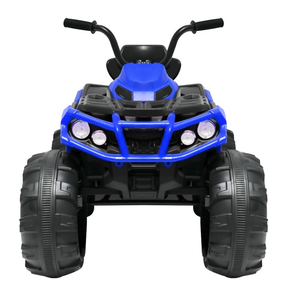 24V Blue Kids Ride on ATV Electric Power Wheels Quad Car w/2-Speed ...