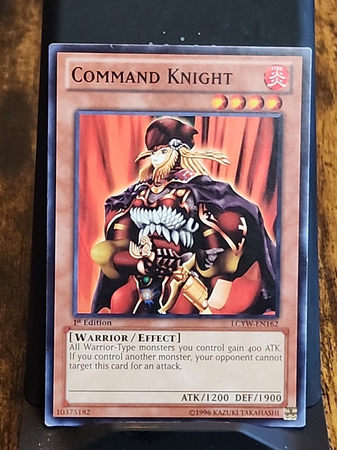 Command Knight - 1st Edition - Yugioh Fire Monster - Vintage | eBay