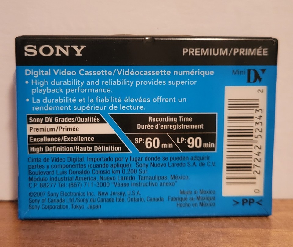 Sony DVC Premium Mini DV Tape Single | eBay