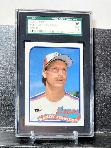 1989 Topps Traded #647T Randy Johnson Rookie SGC 9 | eBay