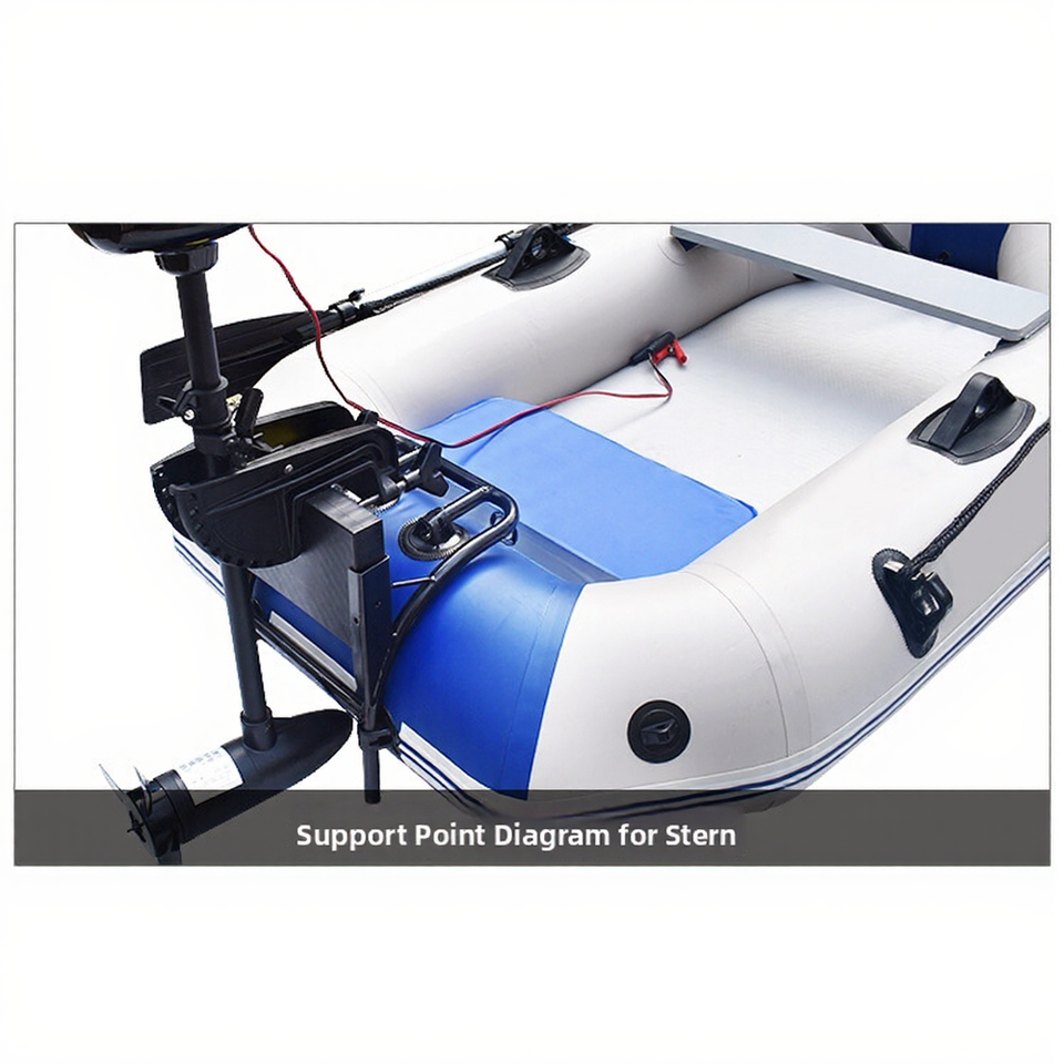 Motor Mount for Inflatable Boats Easy Installation Up to 4HP with Metal Frame | eBay UK