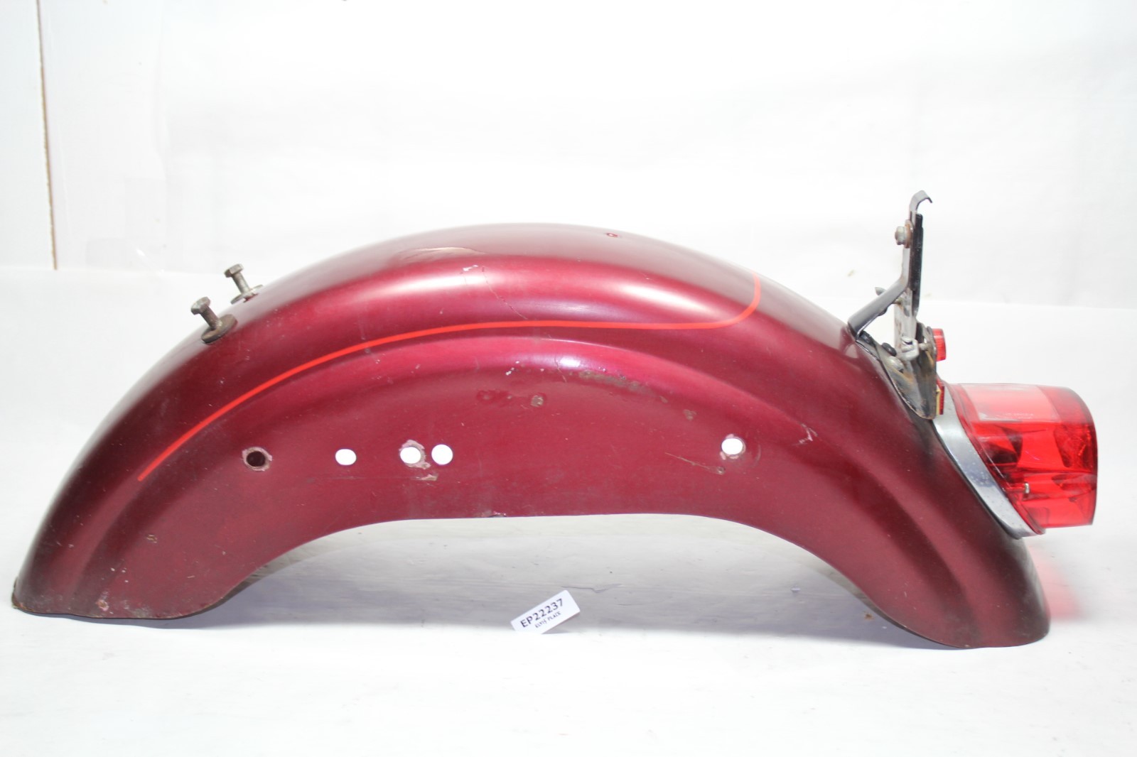 FXR rear fender w/ FREE taillamp Harley FXRT FXRD FXLR FXRP FXRS Red ...