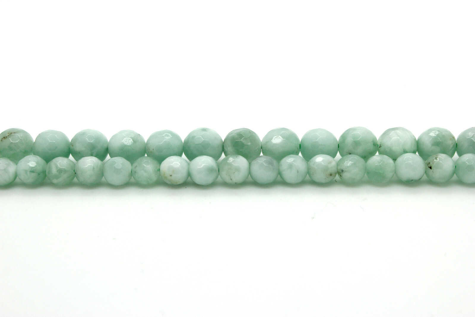 Green Angelite, Natural Green Angelite Faceted Round Ball Sphere ...