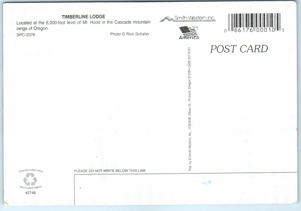 Postcard - Timberline Lodge - Mount Hood, Oregon | eBay
