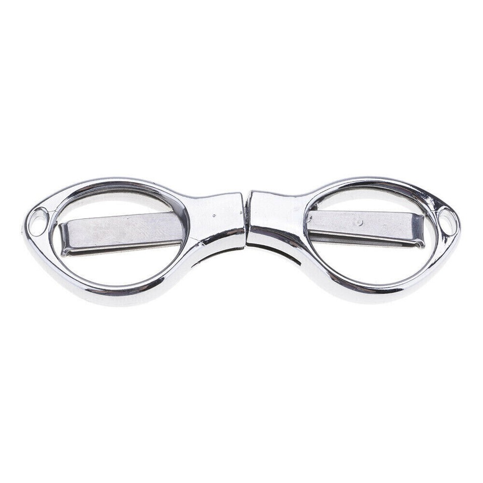 5PC Folding Camping Scissors Keychain Scissor Mini Cutter Silver | eBay