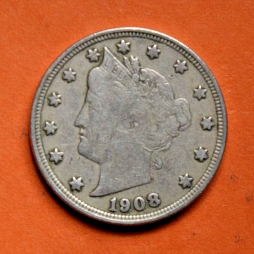 1908 Liberty Head V Nickel ~ VF VERY FINE ~ US Coin | eBay