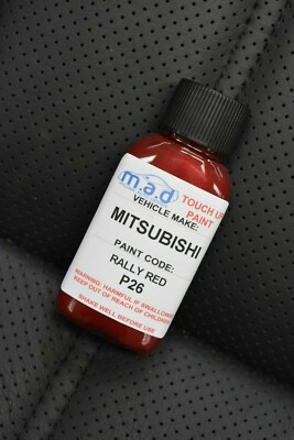 MITSUBISHI RALLY RED P26 PAINT TOUCH UP KIT 30ML SHOGUN L200 MIRAGE ...