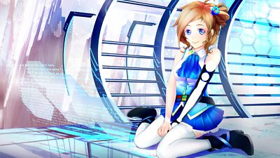 Anime aizawa inori internet explorer girls ostan Playmat Game Mat Desk ...