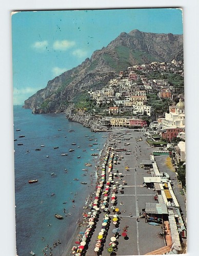 Postcard Panorama and Beach Positano Italy | eBay