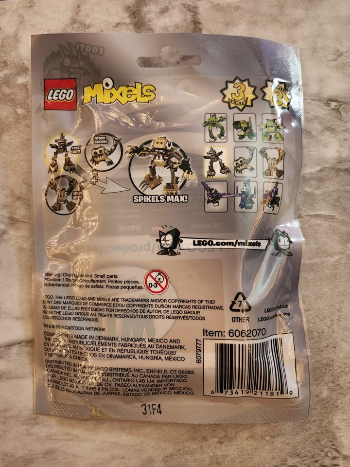 LEGO 41521 Cartoon Networks Mixels Series 3 Footi Retired New Never ...