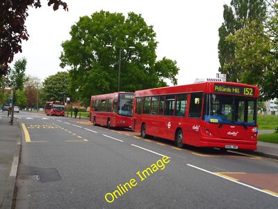 Photo 12x8 Pollards Hill Bus Terminus Mitcham Three bus routes ...