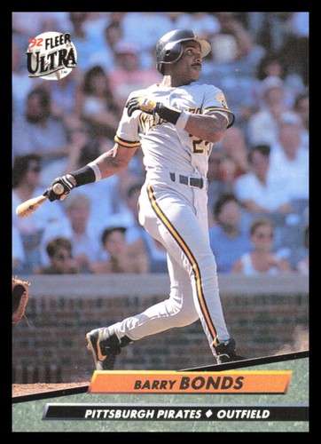 1992 Ultra Barry Bonds #251 Pittsburgh Pirates 3R | eBay