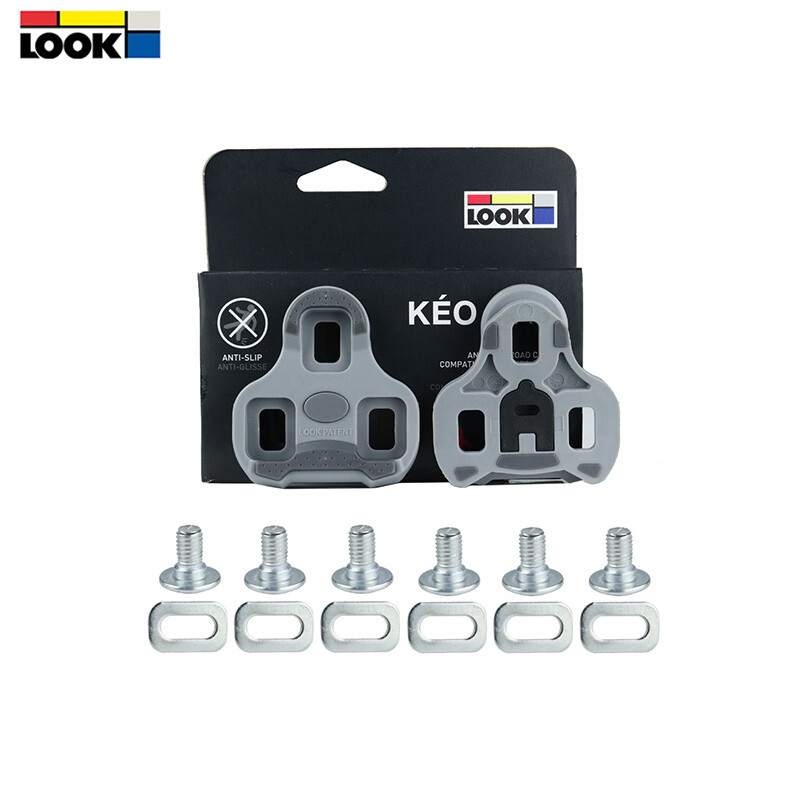 LOOK KEO New Anti-Slip Road Bike Cleats Grip Black 0˚ Grey 4.5˚ Red 9 ...