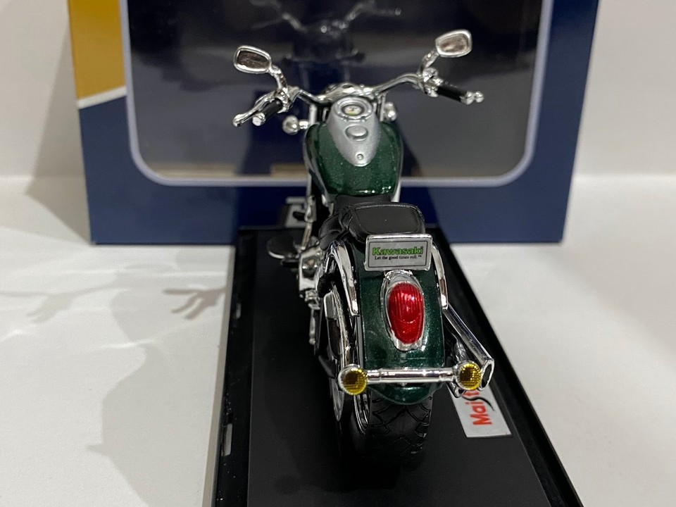 1:18 Kawasaki Vulcan Welly Legendary bikes Diecast Bike Motorcycle | eBay