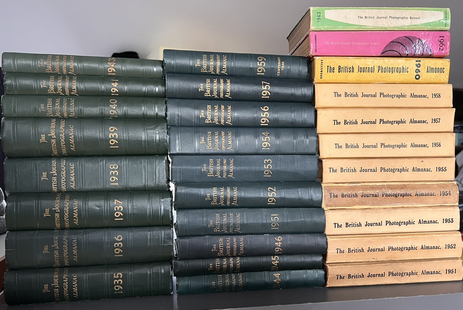 British Journal Photographic Almanac Vintage Hardback Many Years 1935 ...