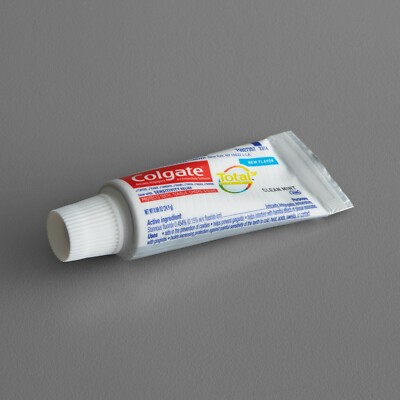 (EIGHT TUBES) COLGATE TOOTHPASTE 0.88 oz SEALED BOX MOTEL/TRAVEL SIZE ...