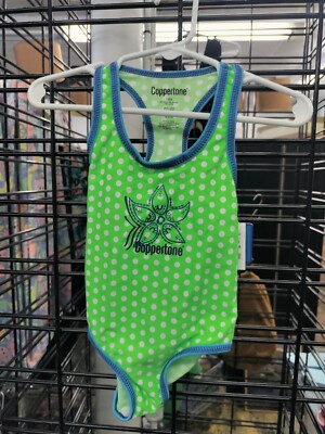 Infant Girls Swimsuit, New With Tags, Coppertone, Neon Green, 18 Months ...
