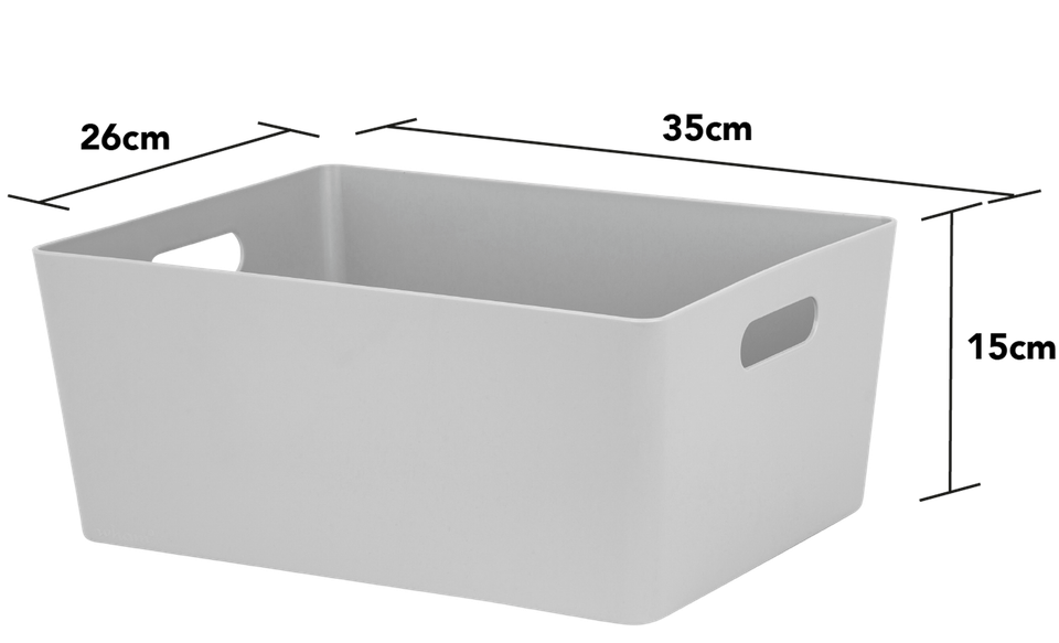 Wham Studio Basket Multi-Purpose Bathroom Kitchen Home Office Storage ...