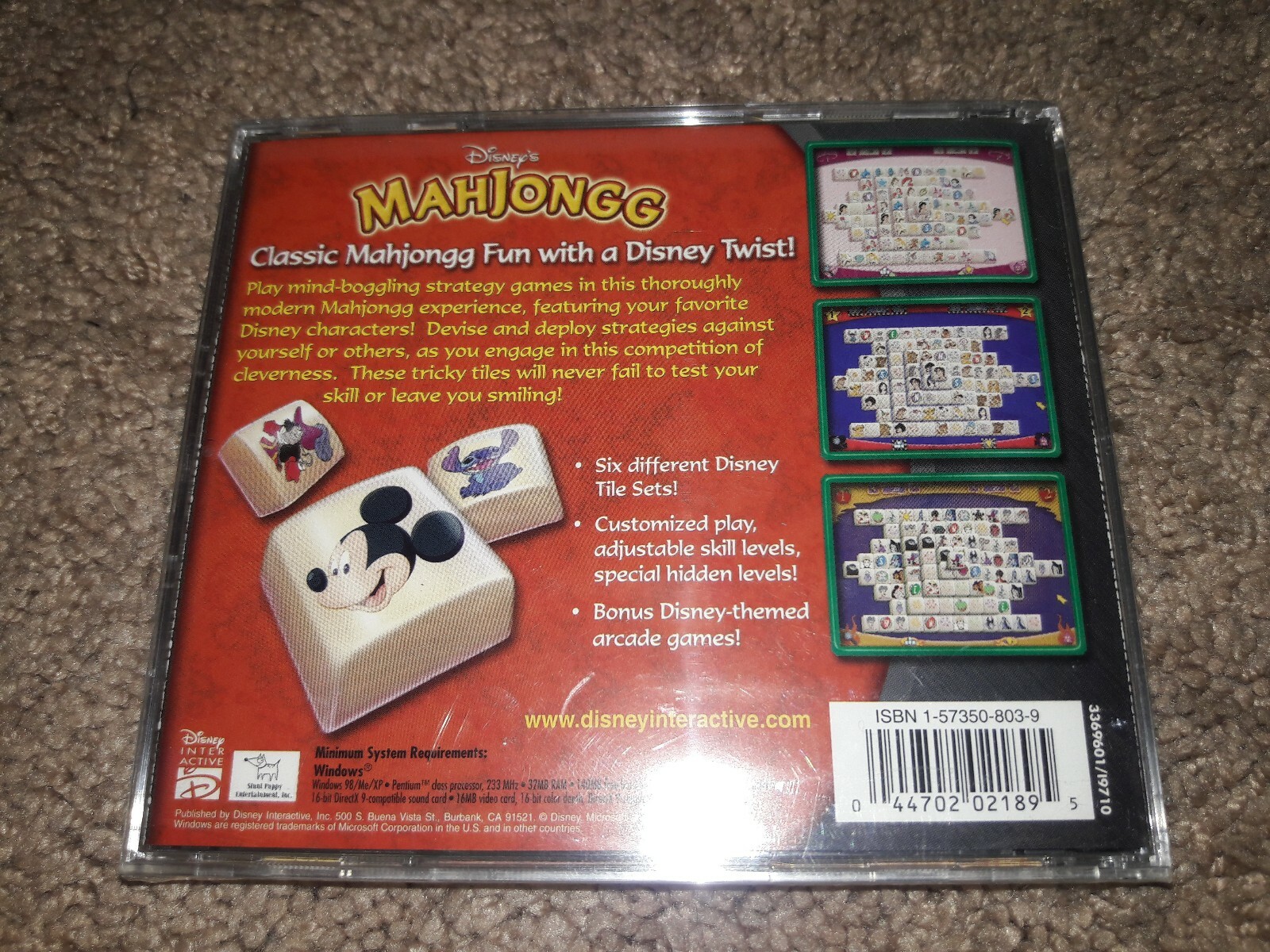 Disney's Mahjongg (PC, 2003) for sale online | eBay