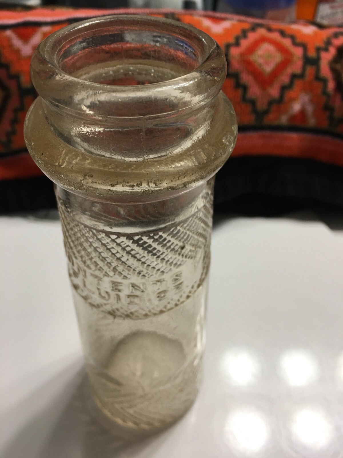 Poinsettia dairy milk bottle--Very nice Unique design! | eBay