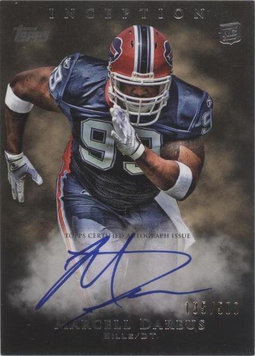 2011 Topps Inception - Marcell Dareus #133 /500 (AU, RC) for sale ...