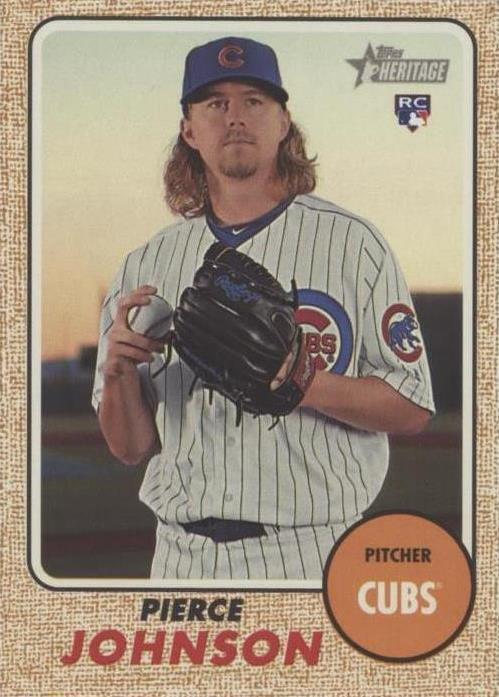 2017 Topps Heritage High Number - Pierce Johnson #504 (RC) for sale ...