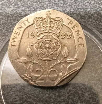 20p 1999 Error Coin VERY RARE. | eBay UK