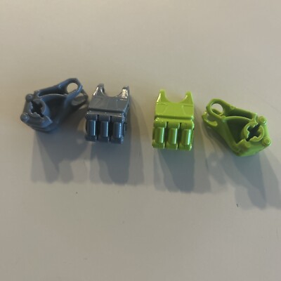 Lego Bionicle 64251 Fist with Axle Hole - 3 Fingers / Lime & Dark Gray ...