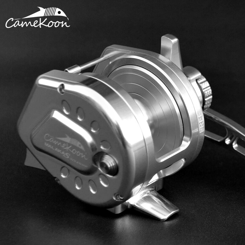 CAMEKOON Saltwater Lever Drag Jigging Fishing Overhead Multiplier ...