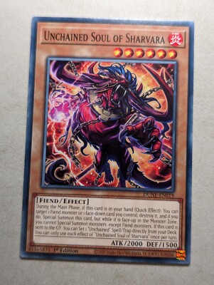Yu-Gi-Oh Unchained Soul of Sharvara (DUNE-EN019) Common | eBay.de