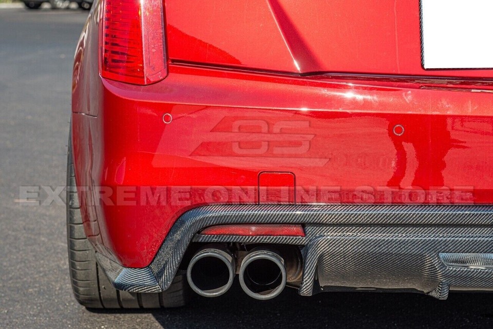 CARBON FIBER Rear Bumper Diffuser 16-19 Cadillac CTS-V GM Factory ...