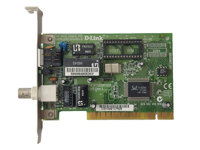D-Link DE-528 RJ45 and BNC PCI Network card | eBay