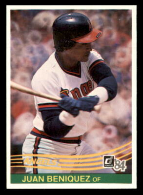 1984 Donruss #207 Juan Beniquez Set Break | eBay