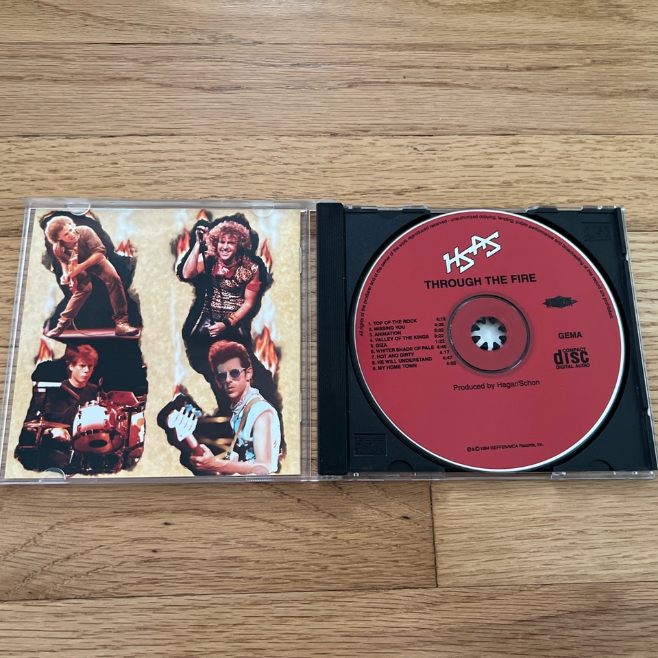 HSAS Through the Fire CD, Hagar, Schon, Aaronson, Shrieve | eBay