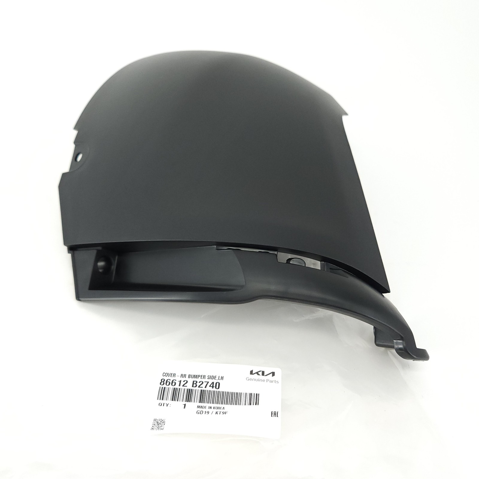 Genuine OEM Kia 86612 B2740 Driver LH Rear Bumper Side Panel 2017-2019 ...