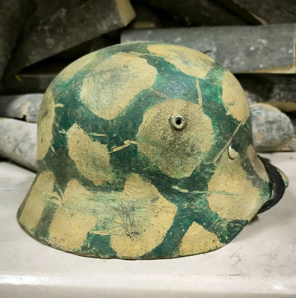 WW2 M40 German Helmet WWII M40 Combat helmet size 64 | eBay