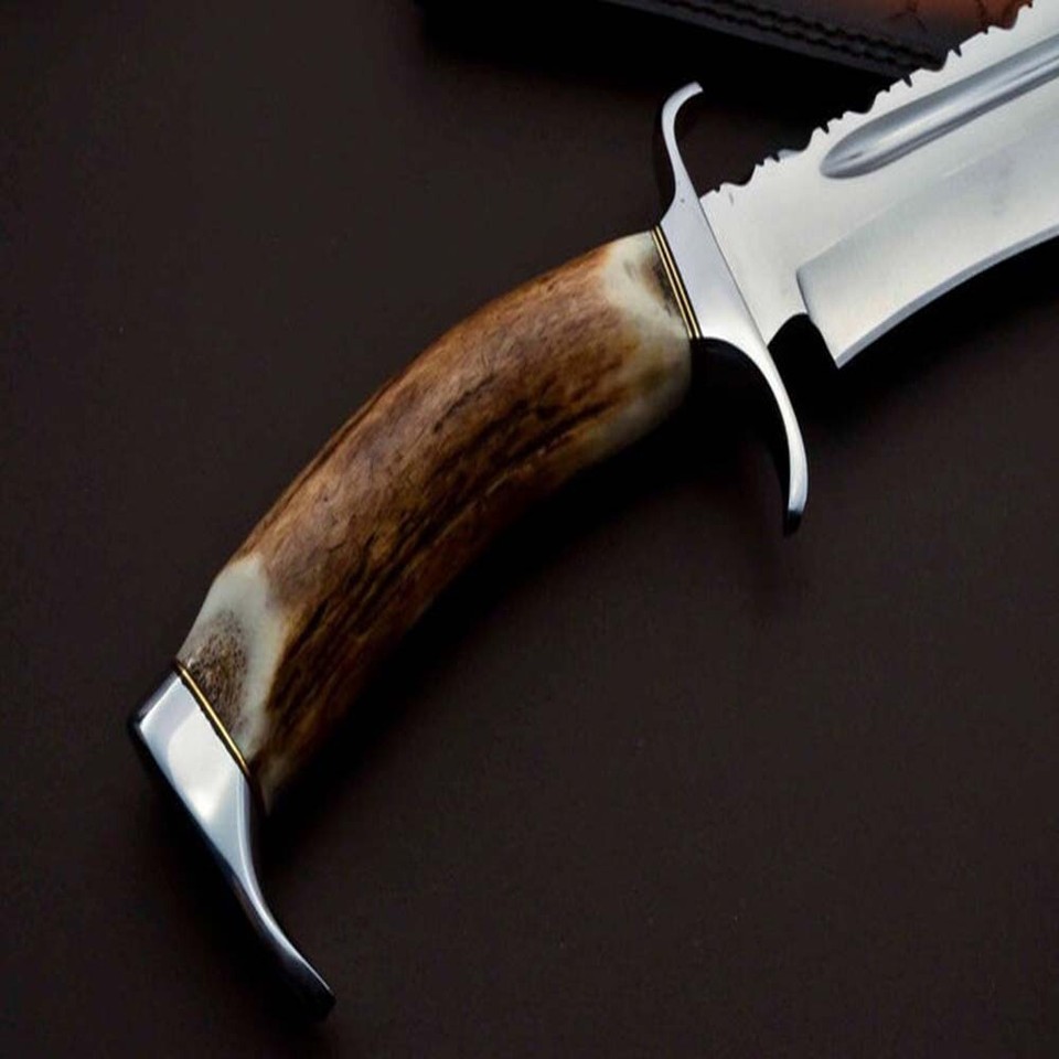 custom handmade D2 steel hunting machete knife survival bowie knife ...