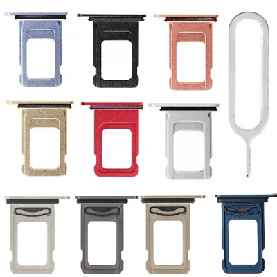 Sim Tray Sim Card Holder For iPhone XS XR 11 12 13 14 15 16 Pro Max ...