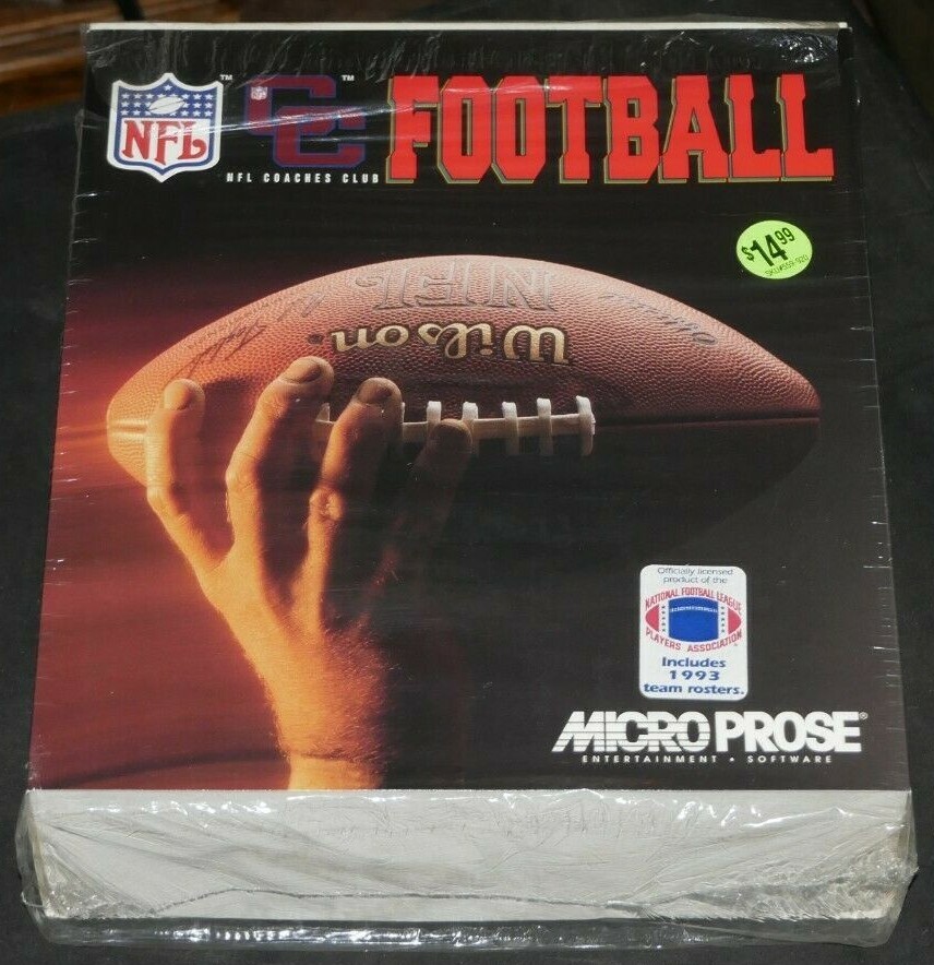 Vintage NFL Coaches Club Football Big Box Pc Game By MicroProse 1993 | eBay