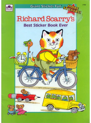 Richard Scarry coloring book RARE UNUSED | eBay