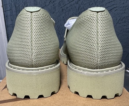 Vivaia Women's Francesca MATCHA Almond-Toe Platform Chunky Heel Loafers ...