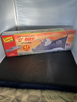 Lindberg Q Ship 1:390 Scale Plastic Model Kit WWI Decoy Ship Boat ...