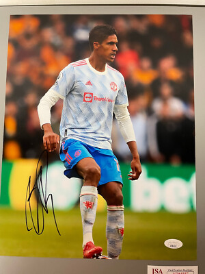 Manchester United Raphael Varane Autographed Signed 11x14 Photo JSA COA ...
